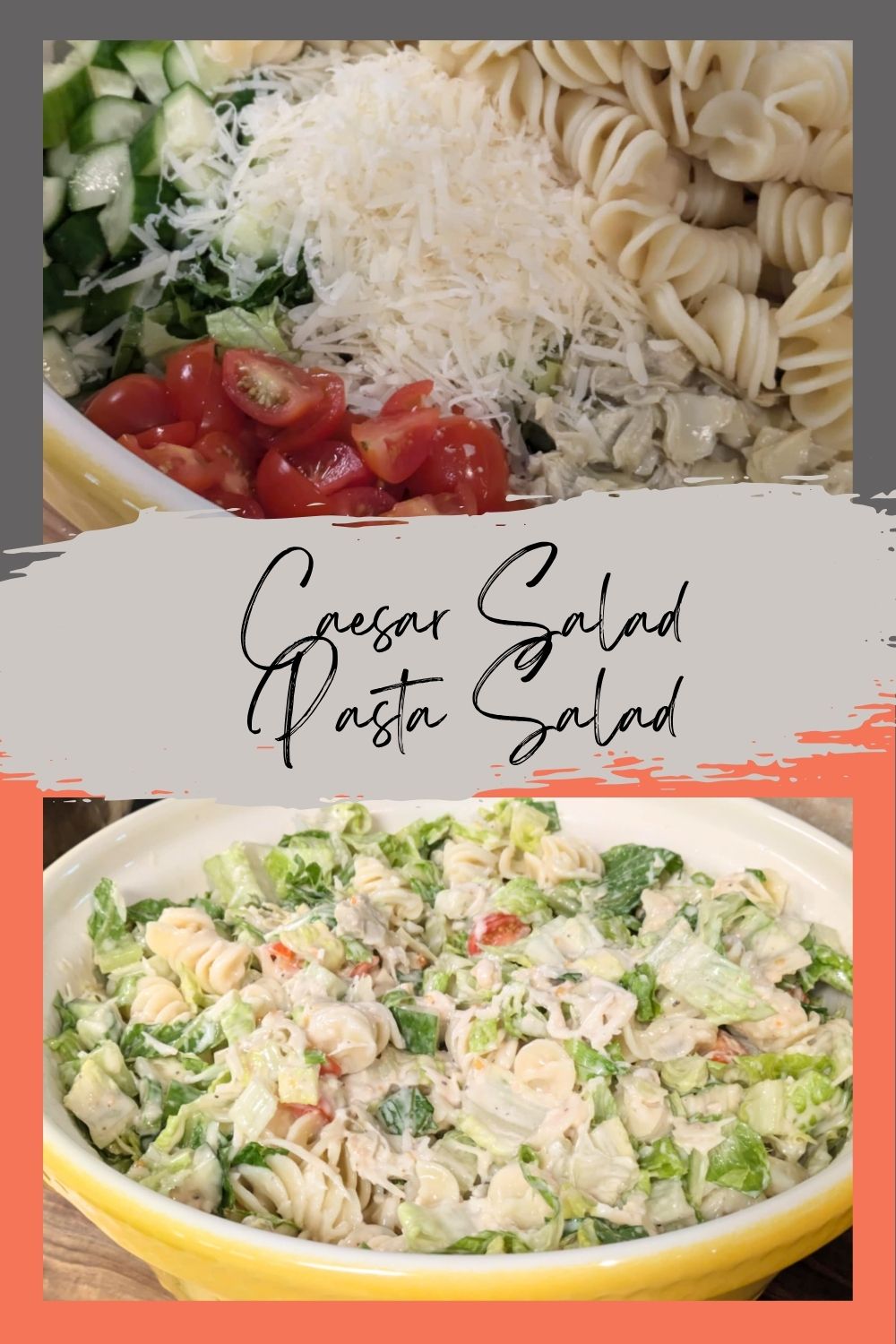 Caesar Salad Pasta Salad - Naturally Chaotic